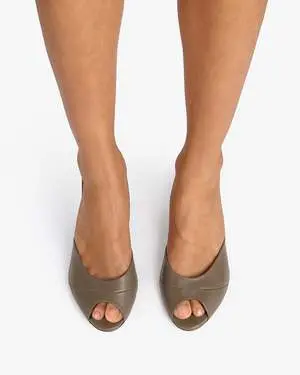 JUDE Cave Mule Clay Leather - Brown