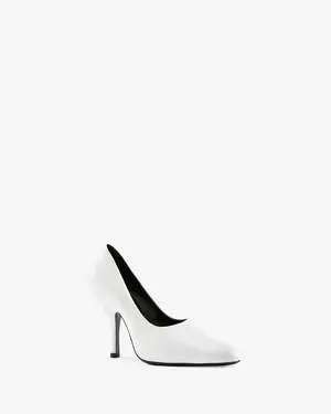 JUDE Date Pump Leather - White
