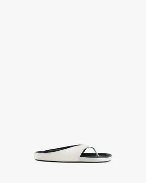 JUDE Yaga Flat Off- Leather - White