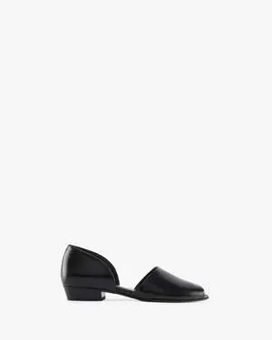 JUDE Padre Ballerina Leather - Black