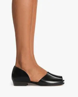 JUDE Padre Ballerina Leather