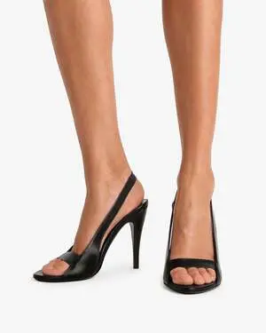 JUDE Ibis Slingback Nappa Leather - Black