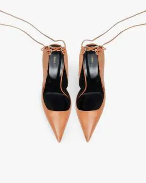 JUDE Scoop Pump Apricot Leather - Tan