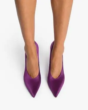 JUDE Kiss Pump Magenta Satin - Pink