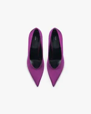 JUDE Kiss Pump Magenta Satin - Pink