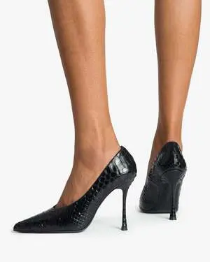 JUDE Kiss Pump Python Leather