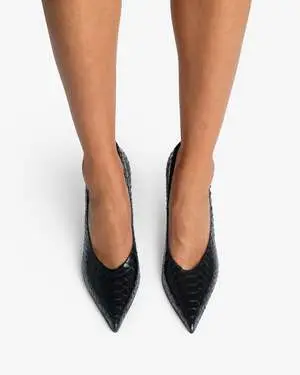 JUDE Kiss Pump Python Leather
