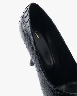 JUDE Kiss Pump Python Leather
