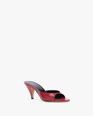 JUDE Haze Sandal Creased Leather - Red