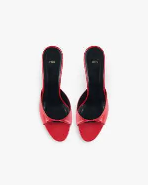JUDE Haze Sandal Creased Leather - Red