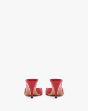 JUDE Haze Sandal Creased Leather - Red