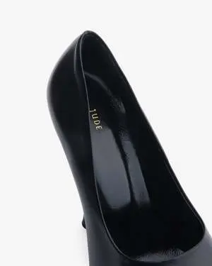 JUDE Date Pump Leather - Black