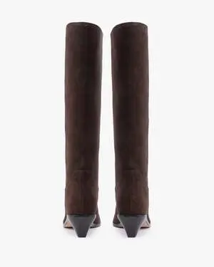 JUDE Saga Boot In Mocha Suede Leather