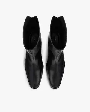 JUDE Pace Ankle Boot In Leather - Black