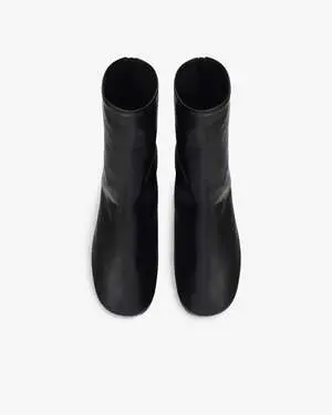 JUDE Floor Ankle Boot In Smooth Leather