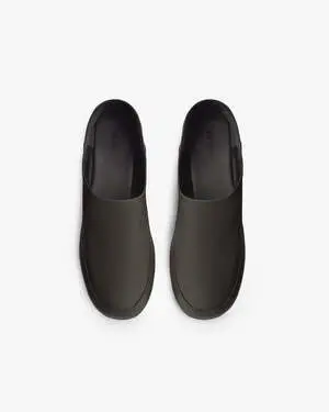 JUDE Floor Slipper In Espresso Leather