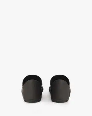 JUDE Floor Slipper In Espresso Leather