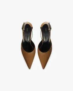 MY STORE Court Pump In Saddle Leather