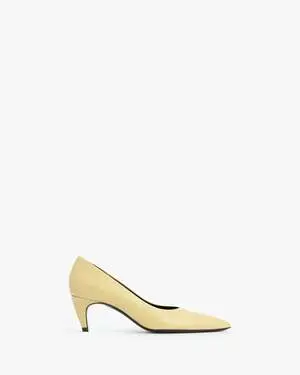 JUDE Blade Pump In Brushed Leather