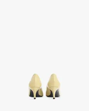 JUDE Blade Pump In Brushed Leather