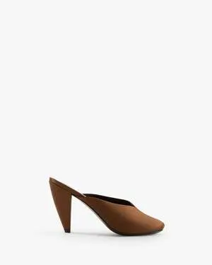 MY STORE Paw Mule In Silk Satin