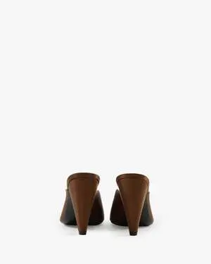 MY STORE Paw Mule In Silk Satin