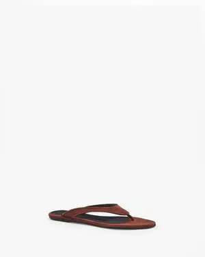 JUDE Rue Sandal In Suede Leather - Brown