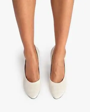 JUDE Jerry Pump Croc Embossed Patent Leather