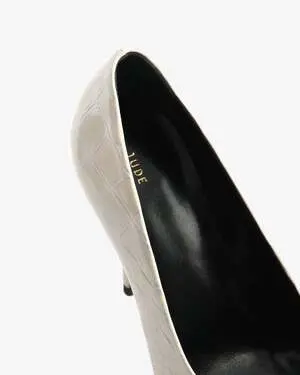 JUDE Jerry Pump Croc Embossed Patent Leather