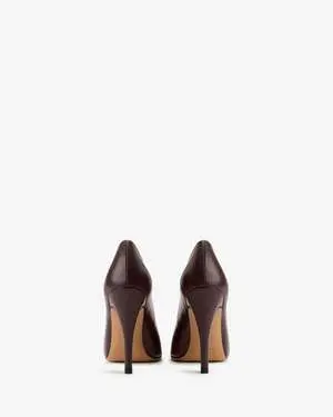 JUDE Jerry Pump Barolo Creased Leather - Bordeaux