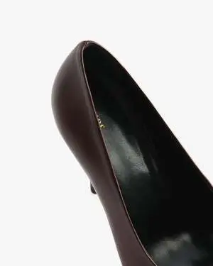 JUDE Jerry Pump Barolo Creased Leather - Bordeaux