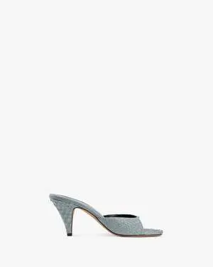 JUDE Haze Sandal Python Leather - Grey