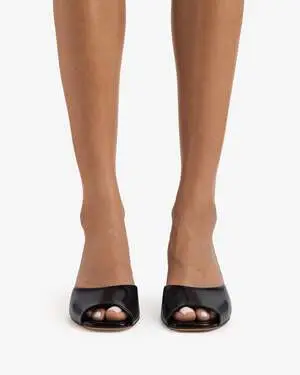 JUDE Ease Mule Brushed Leather - Black