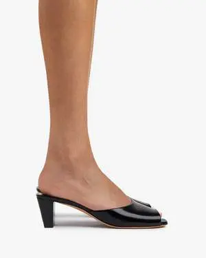 JUDE Ease Mule Brushed Leather - Black