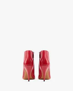 JUDE Credo Ankle Boot Creased Leather - Red