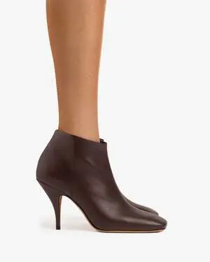 JUDE Credo Ankle Boot Barolo Creased Leather - Bordeaux