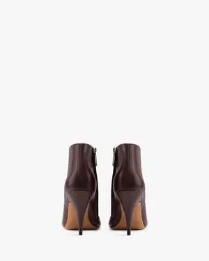 JUDE Credo Ankle Boot Barolo Creased Leather - Bordeaux