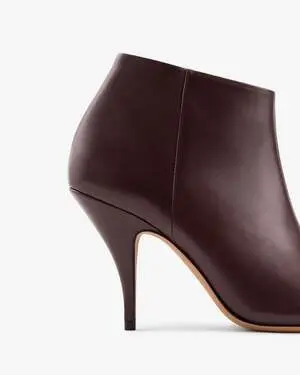 JUDE Credo Ankle Boot Barolo Creased Leather - Bordeaux