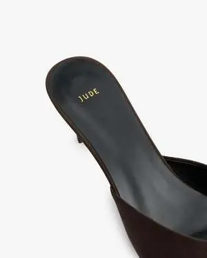 JUDE Cave Mule Nubuck Leather - Brown