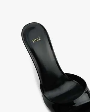 JUDE Hew Mule Patent Leather - Black