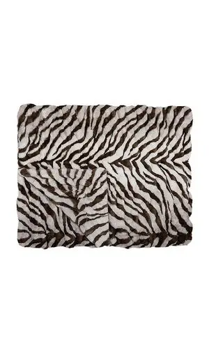 LOLA BLANKETS Pet Blanket In Multi - Zebra