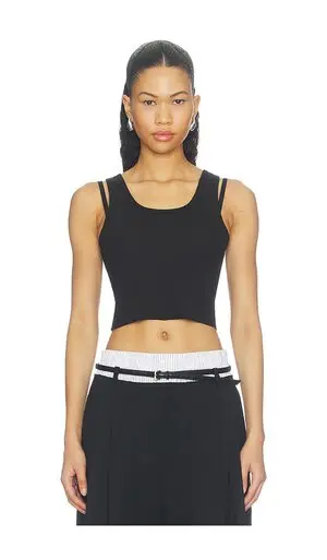 WAO Cropped Rib Tank
