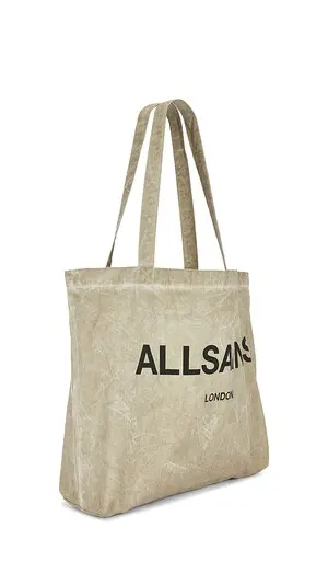 ALLSAINTS Underground Tote Bag In Brown