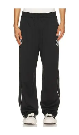 We11Done Piping Track Pants - Black