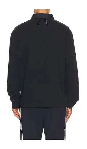Reigning Champ Heavyweight Jersey Standard Rugby Shirt In Blue