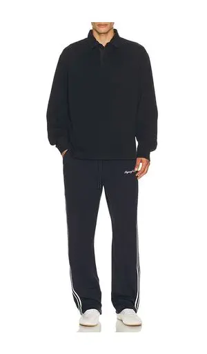 Reigning Champ Heavyweight Jersey Standard Rugby Shirt In Blue