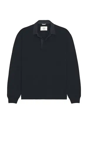 Reigning Champ Heavyweight Jersey Standard Rugby Shirt In Blue