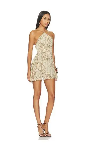 Nbd Najwa Ruffle Mini Dress In Multi