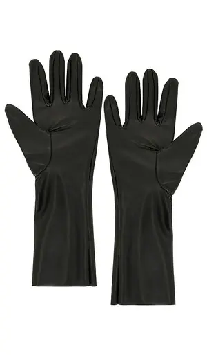 Norma Kamali Short Gloves - Black