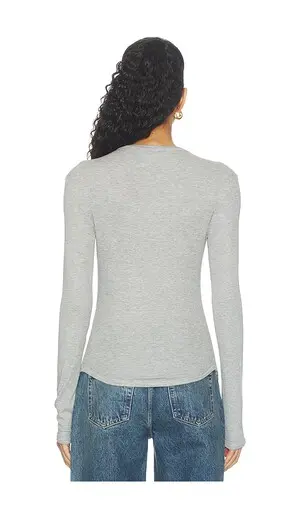 THE LINE BY K Simon Long Sleeve Top In Grey